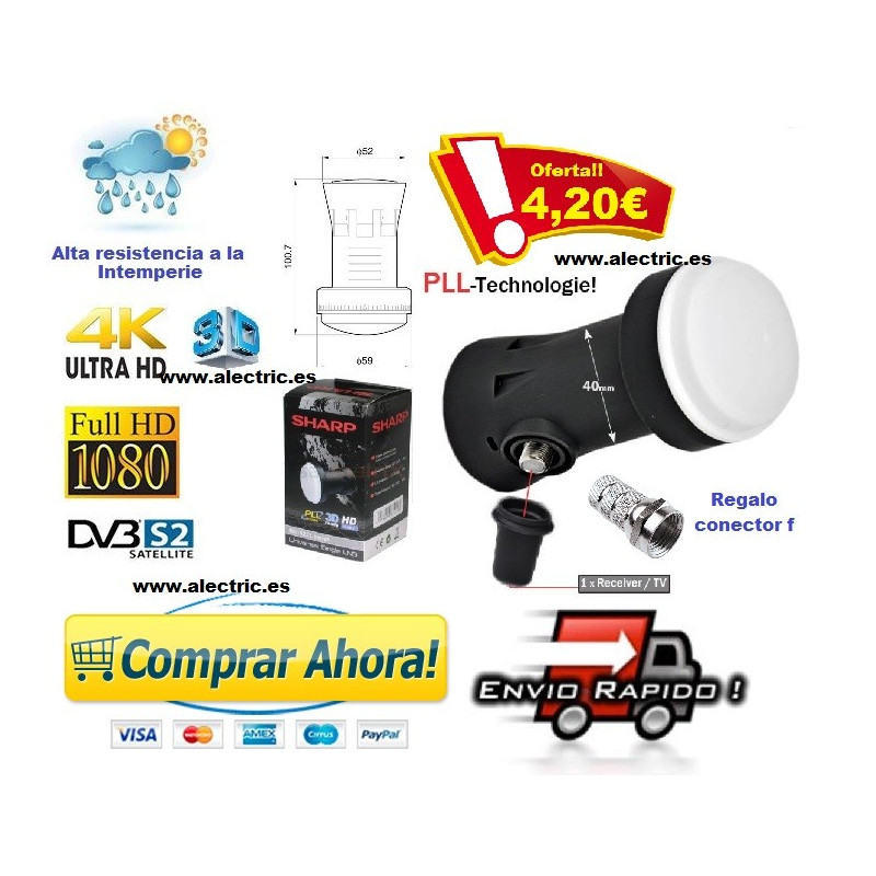 LNB_SHARP_3D_4K_HD_PLL_BS1K2EL