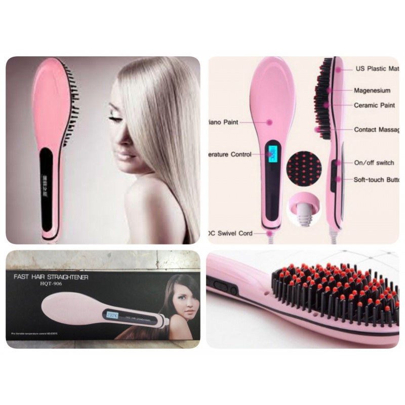 Cepillo del pelo con plancha